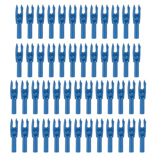 50Pcs Archery Arrows Nocks 4.2mm Insert Arrow Nock Replacement Blue ...