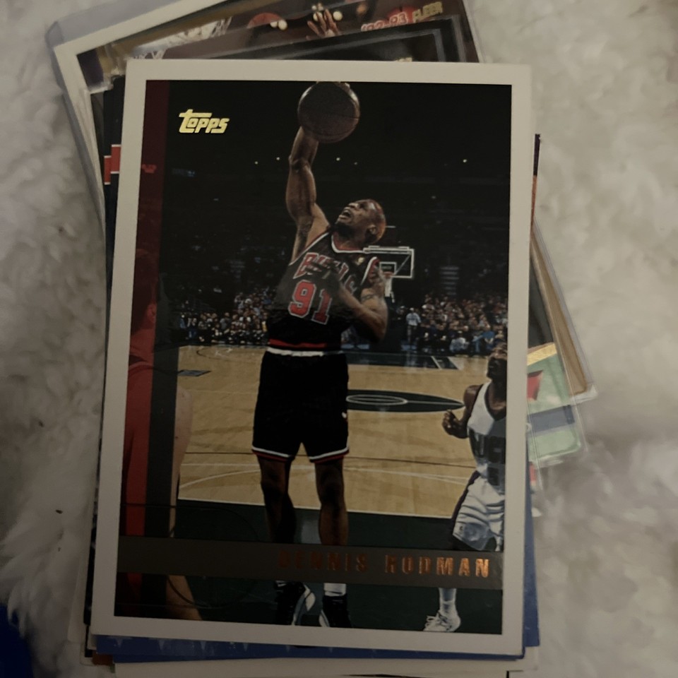 BsktB Card Lot: Gerald Glass, Derek Fisher, Scottie Pippin, Dennis ...