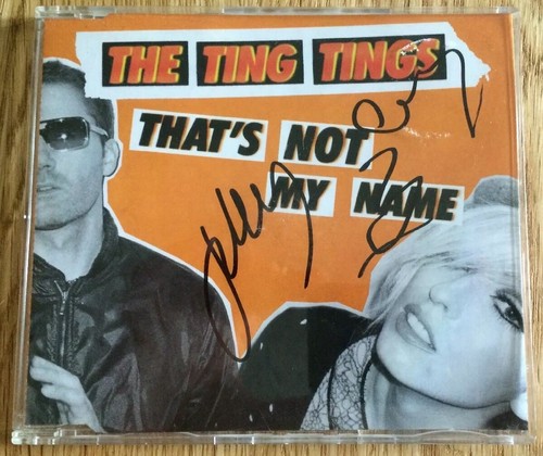 The Ting Tings Signed Autographed CD Single (2008) That’s Not My Name ...