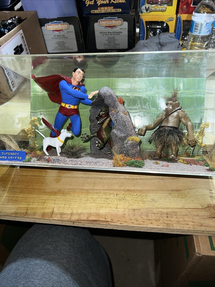 Moebius Models Superboy Krypto Model Kit Re-issue Built And Painted | eBay
