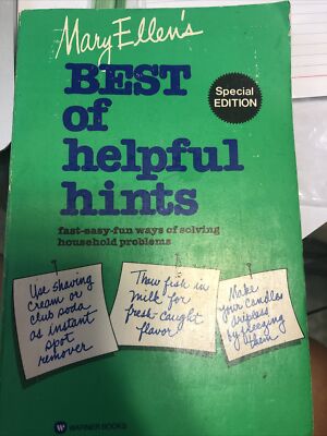 Best of Helpful Hints by Mary Ellens Book The Fast Free Shipping ...