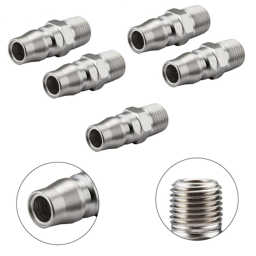 5PCS NITTO Male Coupling Air Fitting With 1/4 Inch BSP Male Thread ...