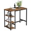 Bar Table With Sturdy Metal Frame Easy Assembly Industrial Design 23.6 ...