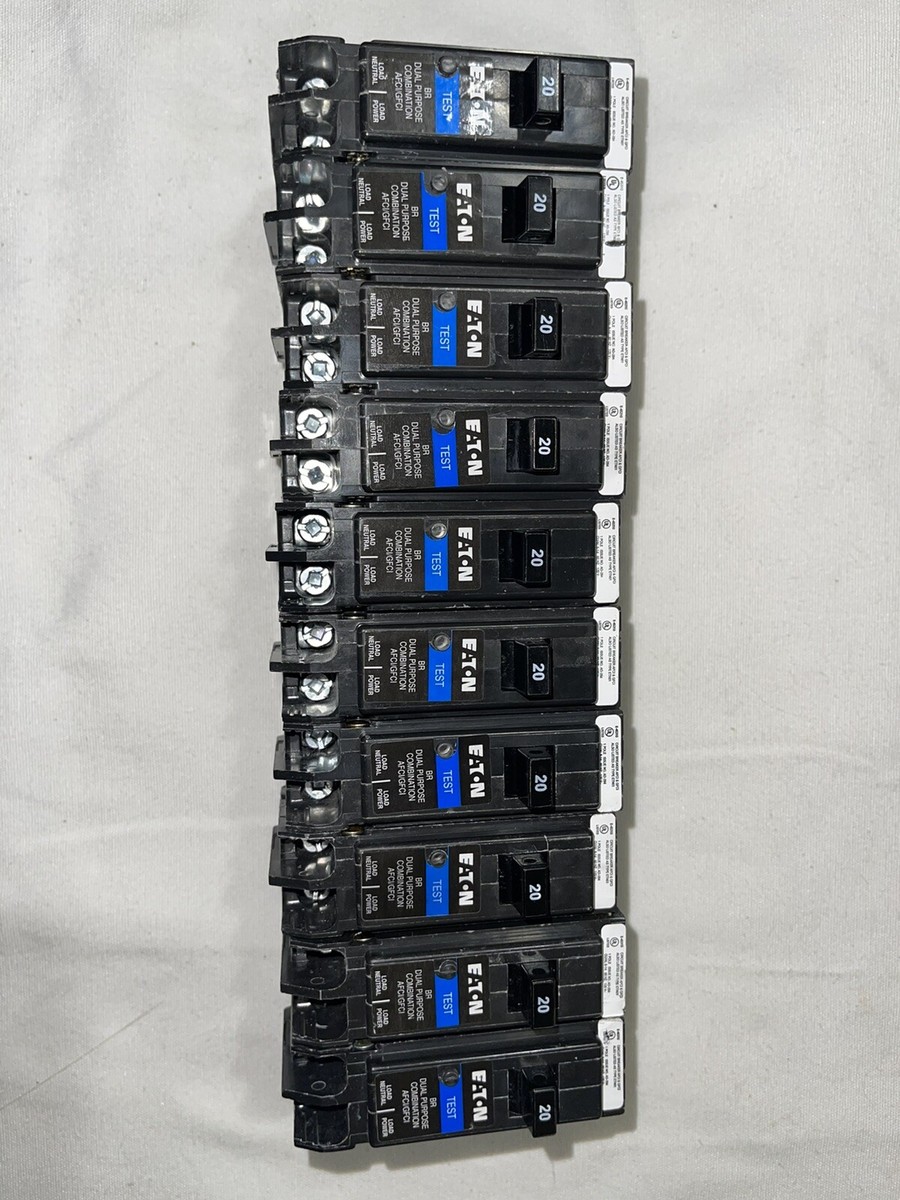 Square D 20 A Afci Breaker 10-Pack Dual Function AFCI/GFCI Breakers ...