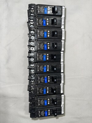 BRP120DF 10 PCS NEW NO BOX EATON BR 1P 20A DUAL FUNCTION AF/GF CIRCUIT ...