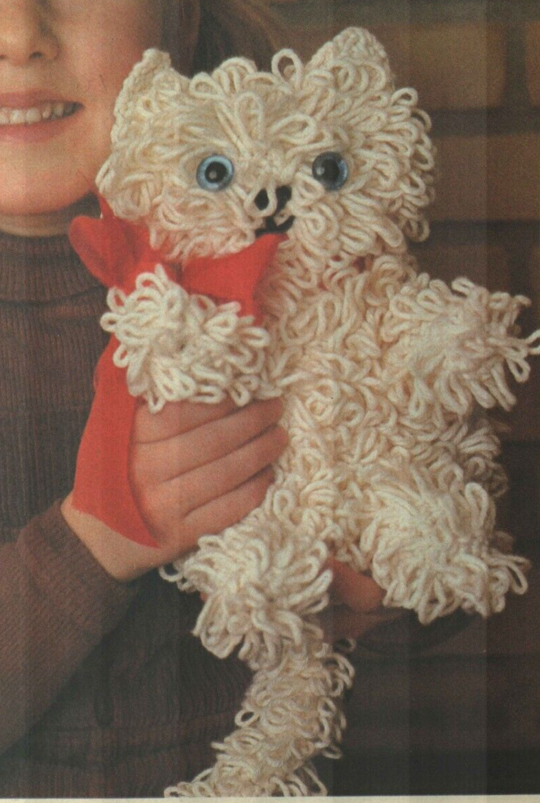 LOOPY CAT 12" STUFF ANIMAL TOY CROCHET PATTERN INSTRUCTIONS | eBay