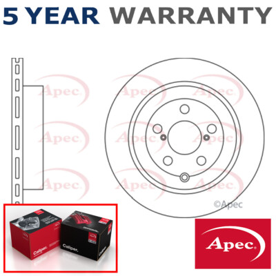 Apec Rear 1x 1x Brake Disc Fits Toyota GT 86 2012-2021 Subaru Brz 2012 ...