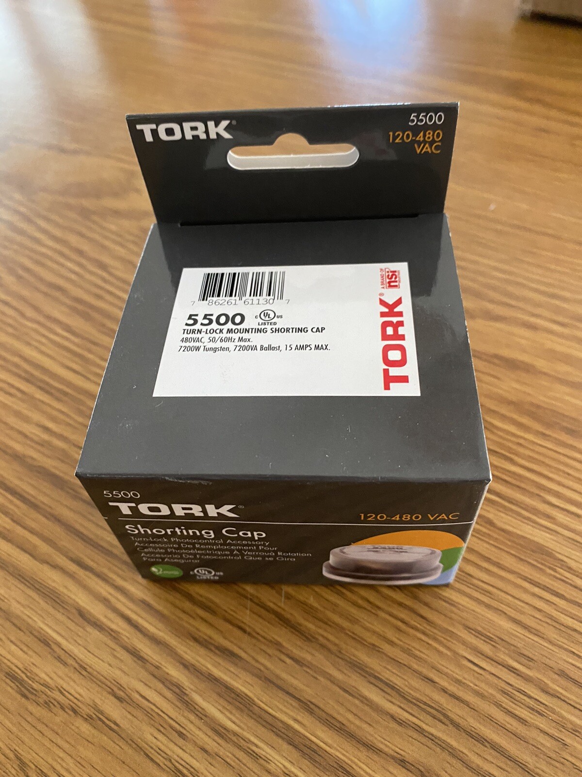 NEW in box TORK Turn-Lock Mounting Shorting Cap Accessory 120-480 VAC ...