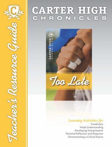 Too Late by Saddleback Educational Publishing Staff (2010, CD-ROM) for ...