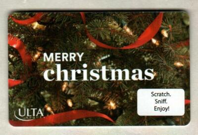 ULTA BEAUTY Merry Christmas 2021 Scratch & Sniff Gift Card ( $0 ) | eBay