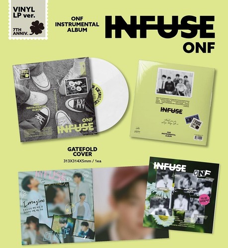 ONF - INSTRUMENTAL ALBUM [INFUSE] (LP ver) K-pop Book Disc Boy Band ...