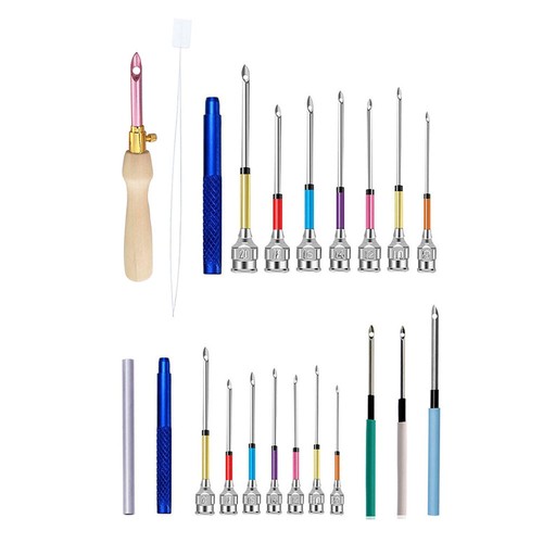 Embroidery Stitching Punch Needle Sewing Tool Set Poking Cross Stitch ...
