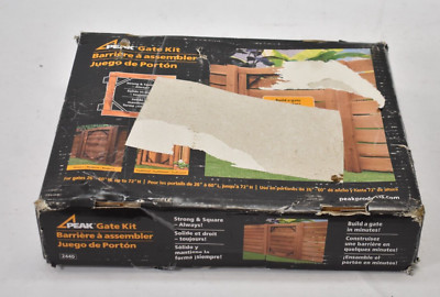 Peak Gate Kit Barrier 2 hinge Bracket Set Hardware Pack 2440 Matte ...