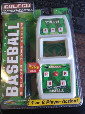 New Coleco Head-To-Head Electronic Baseball 1 Or 2 Player Game System ...