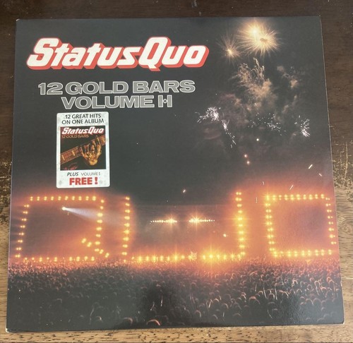 Status Quo UK Original 2LP Limited Best Gold Bars 12 Vol. 1 & 2 1984 ...