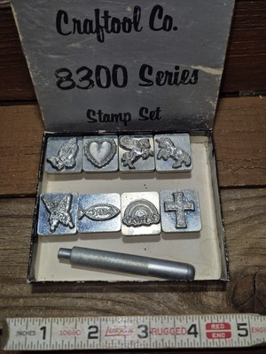 CRAFTOOL CO USA 8300 Series 8 Leather Stamp Set 1" #8331-8338 ...