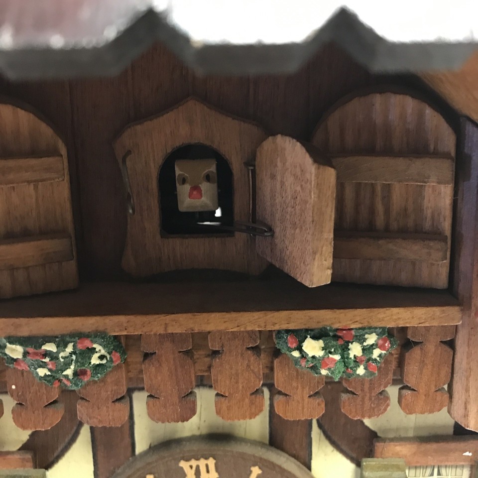 Romance Der Frohliche Wanderer Edelweiss Cuckoo Clock Germany Swiss ...