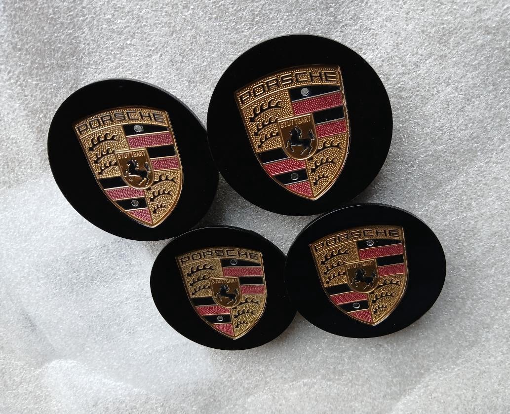 Set of 4 Porsche Classic Hub Caps – 76mm (2.99”) – Fits Most OEM ...