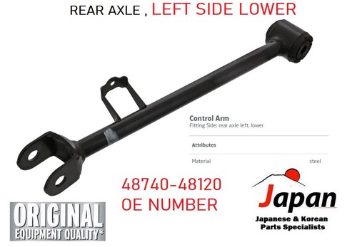 FOR LEXUS RX300 RX350 + HARRIER REAR AXLE LEFT LOWER SUSPENSION ARM ...
