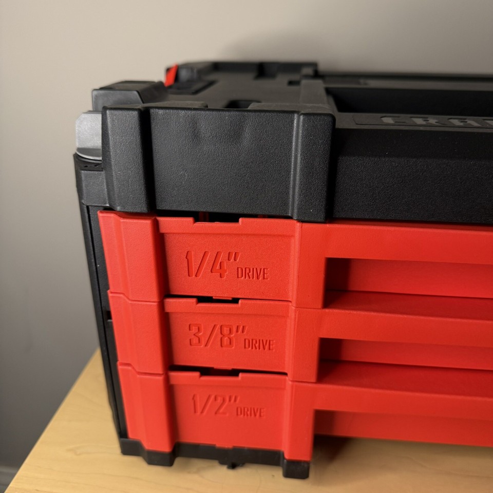 CRAFTSMAN 230pc VERSASTACK 3 DRAWER TOOL CASE CMMT45306 EMPTY TOOLS NOT ...