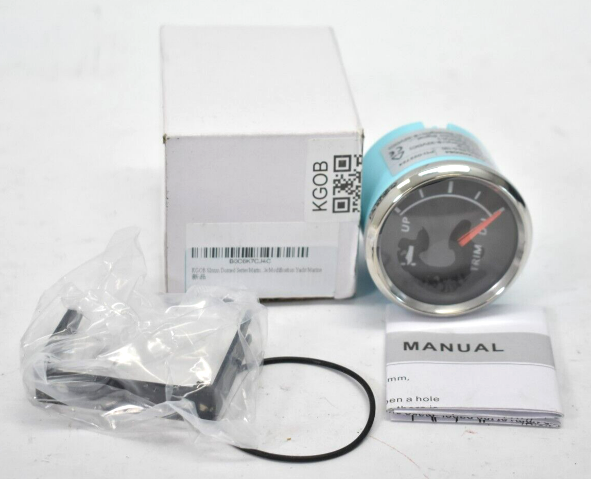 KGOB 52mm Marine Trim Gauge UP DN Boat Trim Balance Meter 0-190ohm Trim ...