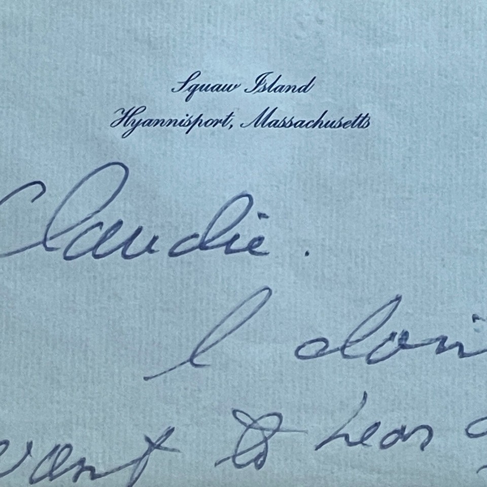 TED KENNEDY * PSA * Humorous "My Big Ass" AUTOGRAPH Note SIGNED * "The Senatoré" | eBay