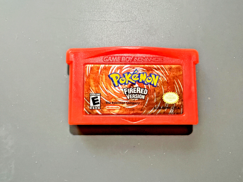 POKEMON FIRE RED - Nintendo Gameboy Advance (GBA) Authentic - Tested ...