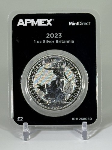 2023 BRITANNIA SILVER 1OZ 999 Fine BULLION COIN APMEX MINT DIRECT SEALED £2 | eBay