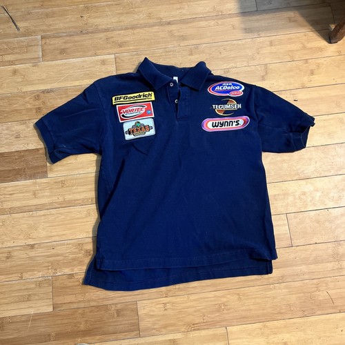 Vintage Pit Crew Shirt Polo~Lg~ASA Goodrich ACDelco WYNNS Rare 1990s ...