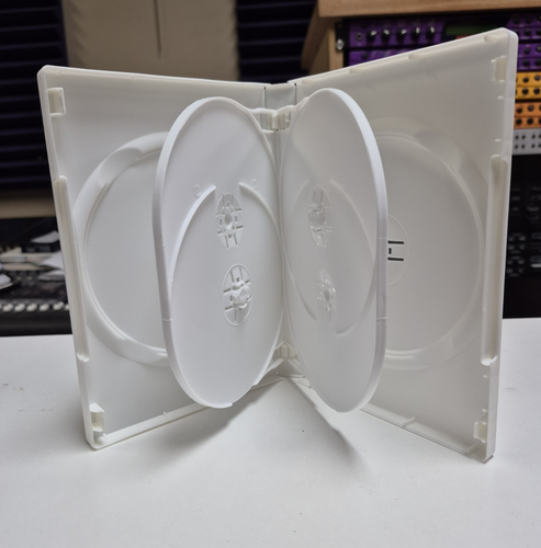 White 6 Disc DVD cases - Lot of 7 cases 22mm | eBay