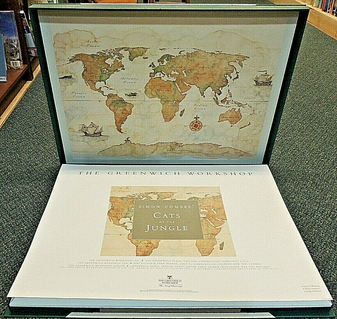 Simon Combes' Great Cats Adventure Prints Clamshell Case Signed Ltd Ed ...