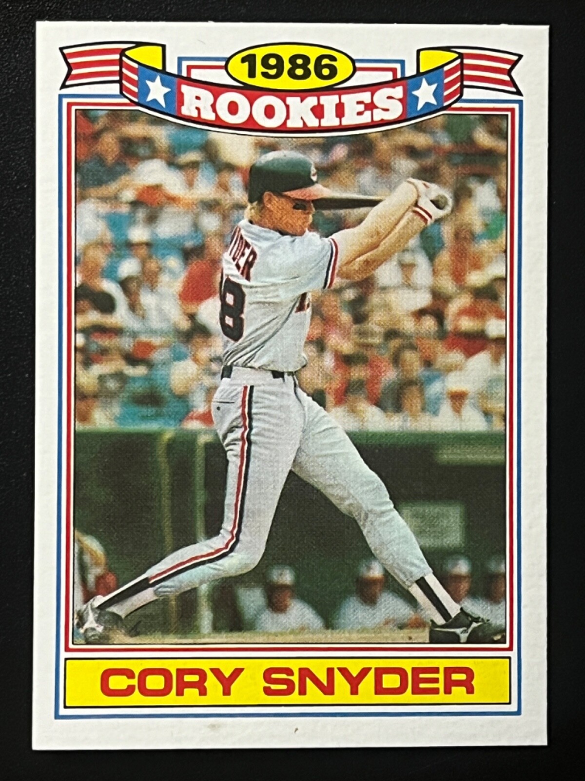 CORY SNYDER / 1987 Topps Glossy (1986 ROOKIES) Insert Card / Cleveland ...