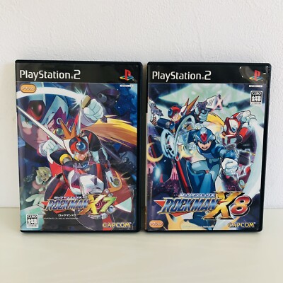 PS2 Rockman X7 X8 X Megaman set of 2 games import from Japan | eBay