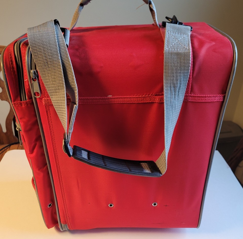 Snap On Red "Tool Box" Duffle Travel Bag Cooler? Lunch Carry On - You ...