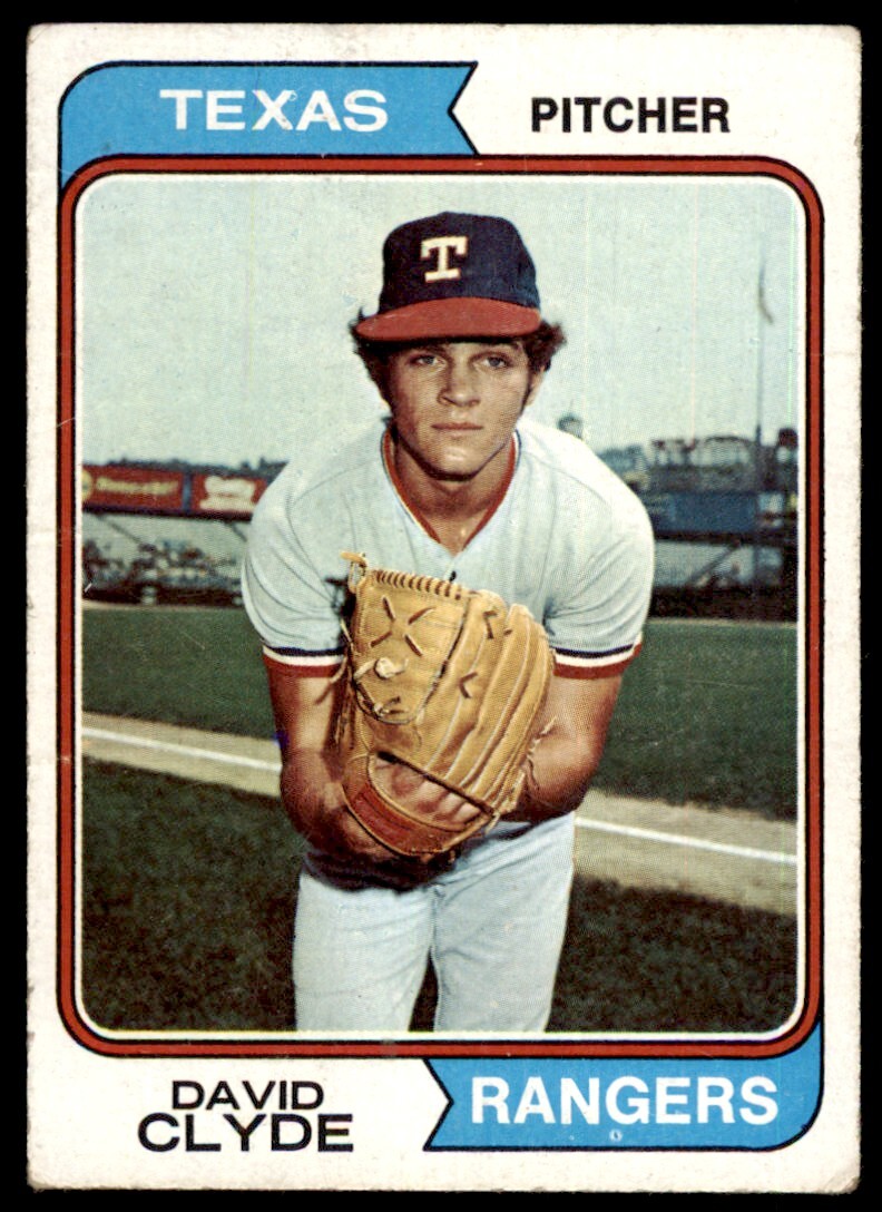 1974 TOPPS DAVID CLYDE TEXAS RANGERS #133 | eBay