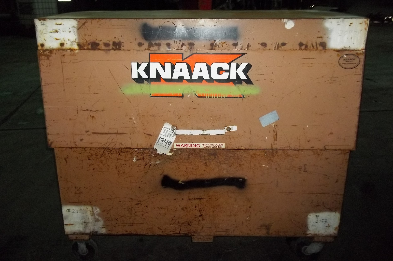Knaack Jobsite Box, 60 W x 36 D x 54 H, Tan | eBay