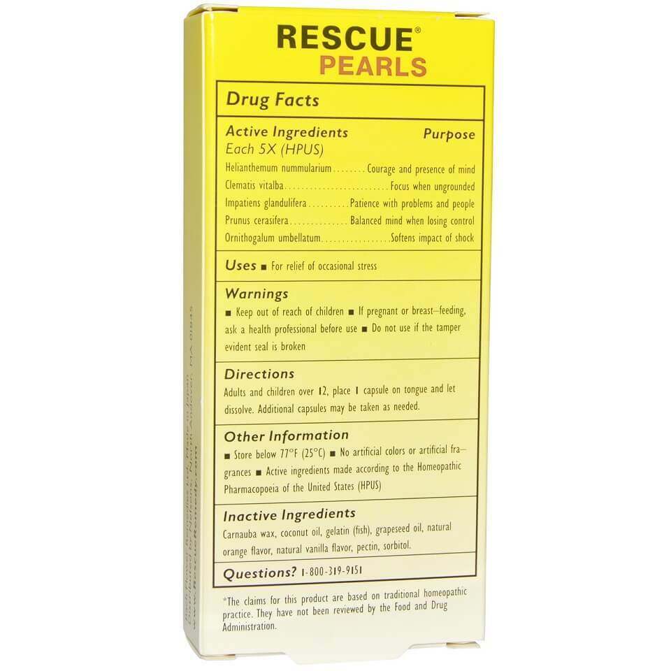 Bach Flower Rescue Pearls, 28 Capsules | eBay