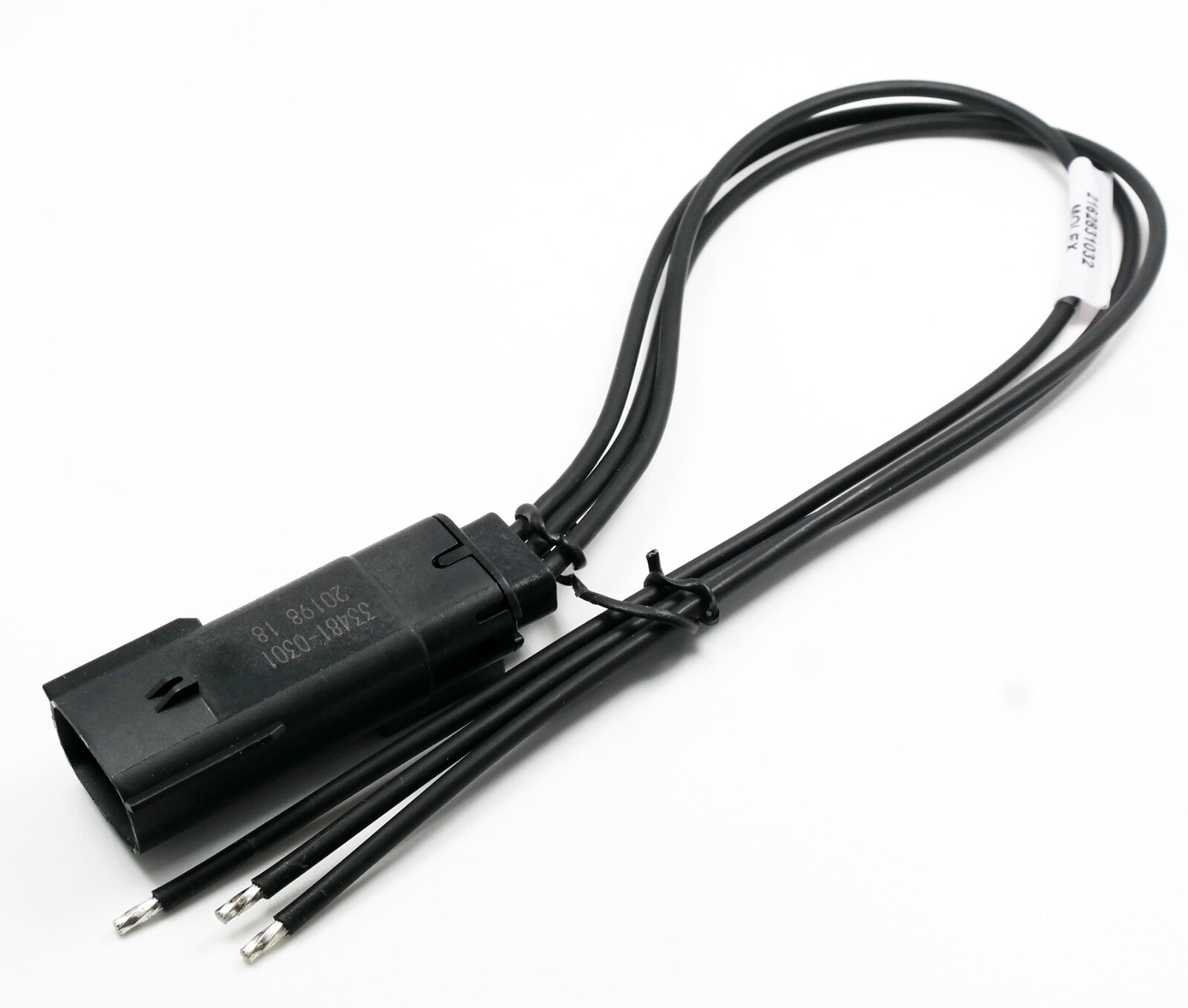 3-PIN MOLEX MX150 Sealed 22.0A Male to Pigtail Harness Connector 12 ...