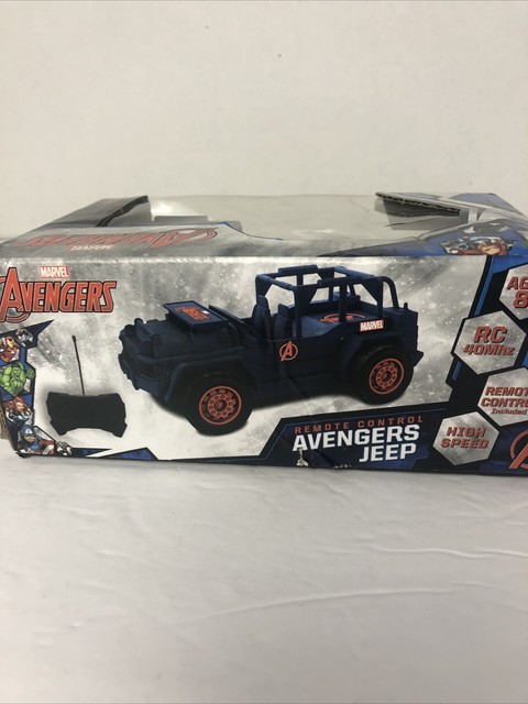 Marvel Avengers Remote Control Avenger Black Jeep *frequency 40 Mhz ...