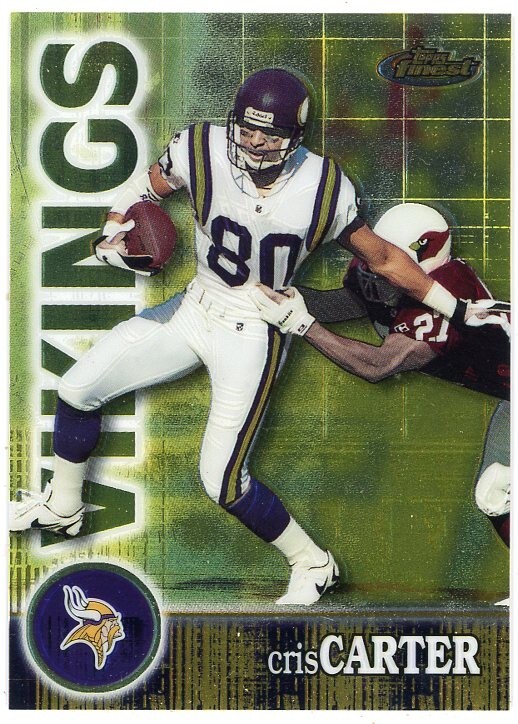 2000 Topps Finest #65 Cris Carter Minnesota Vikings Football Card | eBay