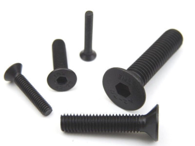 Black A2 Stainless Steel Socket Counter Sunk Screws Allen Key Bolts ...