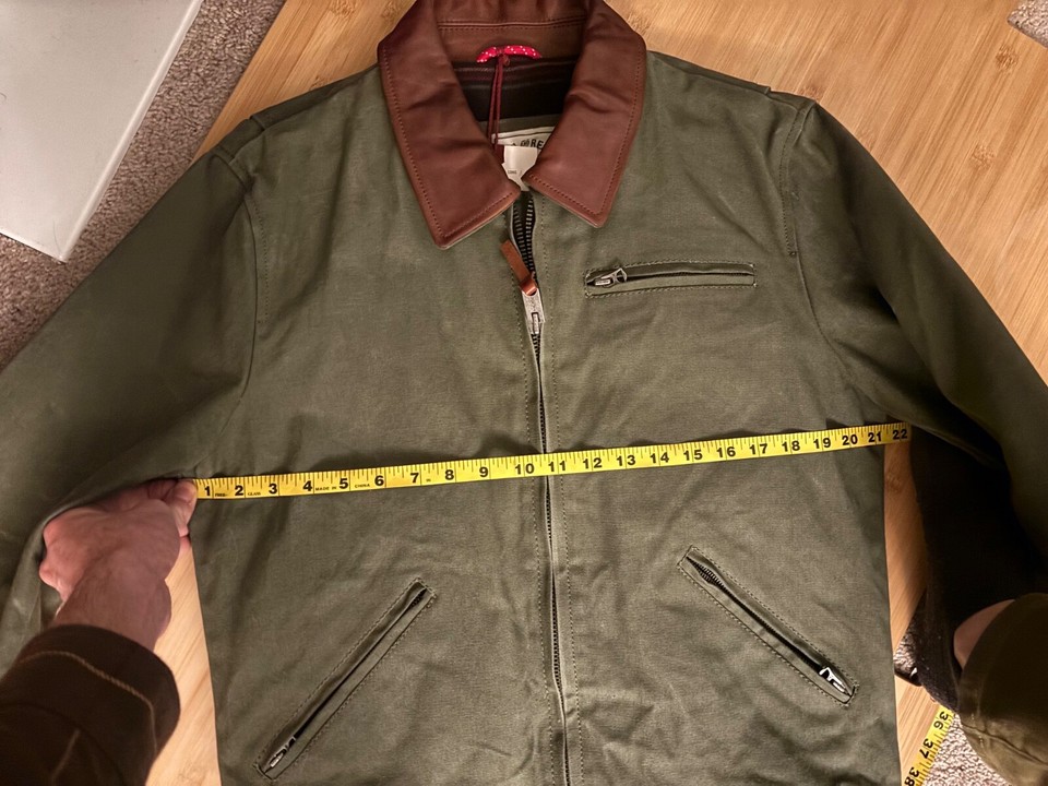 $298 Iron and Resin Hawk Jacket Green Size Medium | eBay