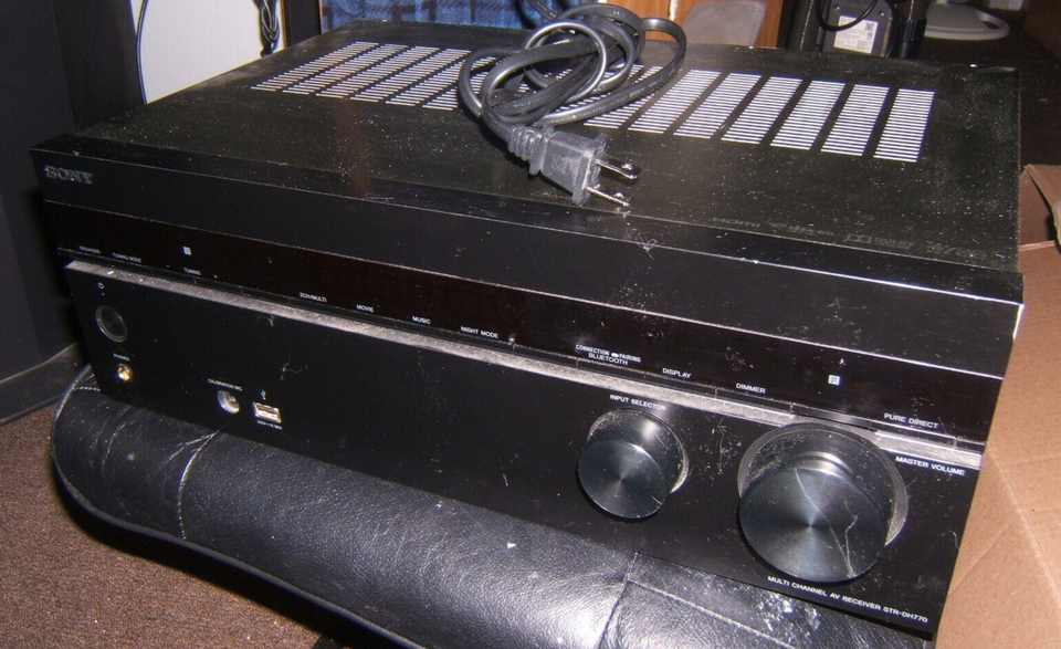 Sony STR-DH770 Multi Channel AV Receiver, Turns On But No Signal, No ...