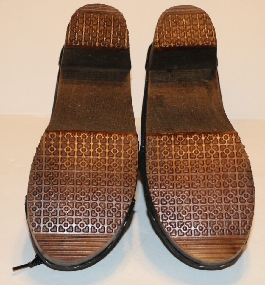 Cute Swedish Sandgrens Leather and wood Clogs Women's booties Size 39 ...