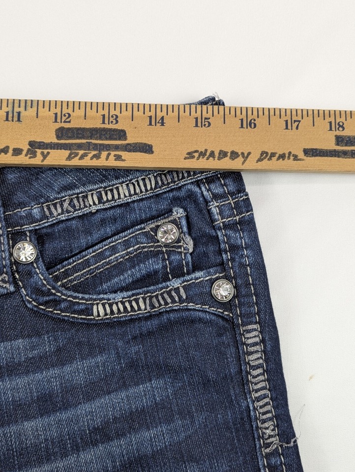 Rock Revival Western Jeans Womans 28 Shaping Kathy Skinny Sequin Rock ...