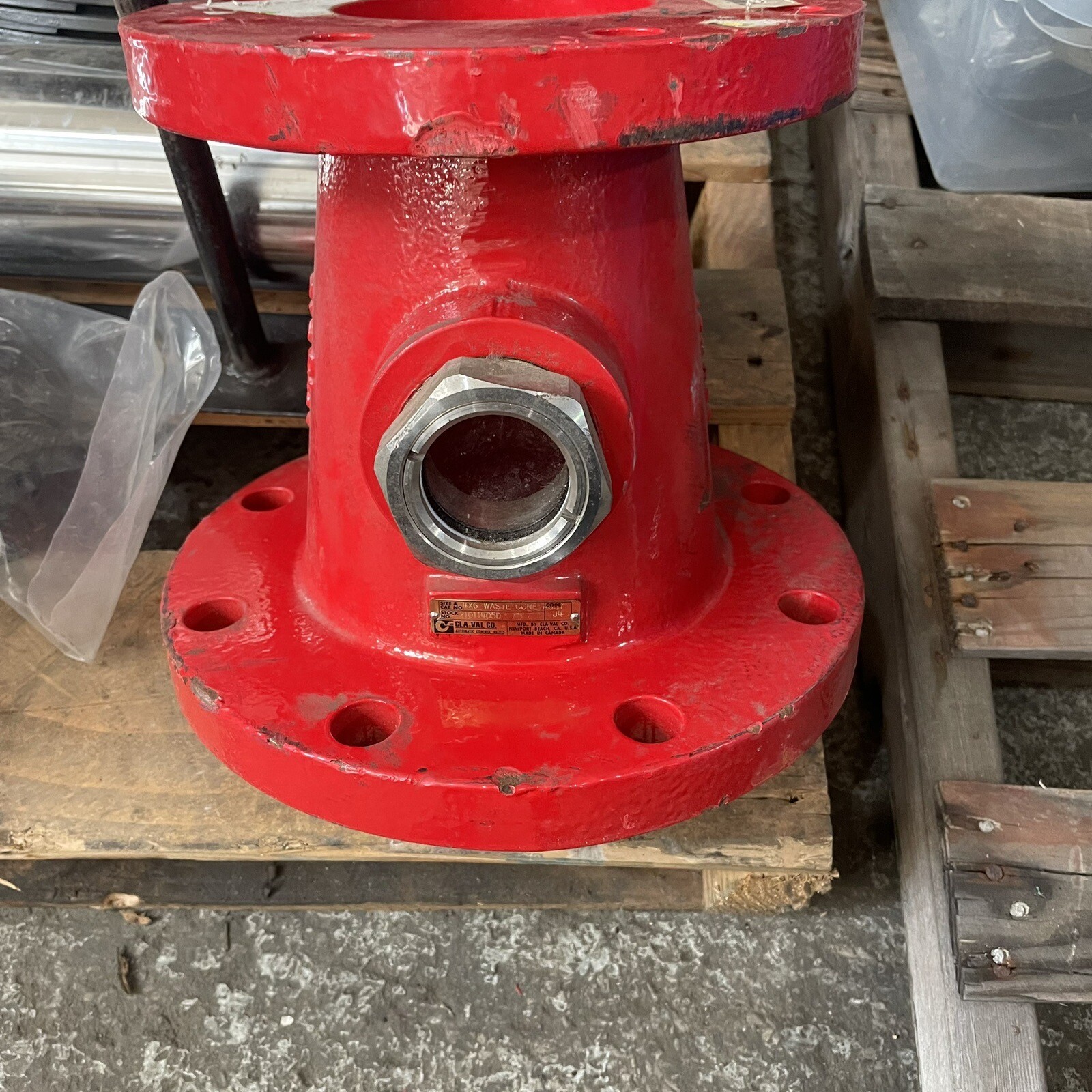 NEW CLA-VAL 4X6 WASTE CONE FREE SHIPPING!!! | eBay