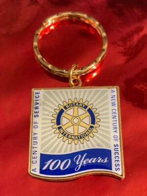 Rotary International Keychain 100th ANNIVERSARY | eBay
