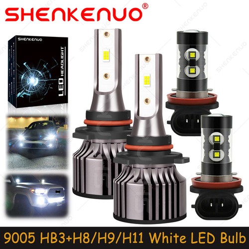 For Infiniti M35 M45 2006-2008 White LED Headlights Bulb High Beam Fog ...