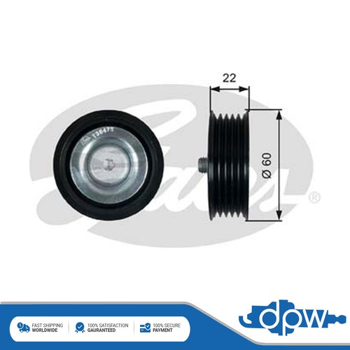 Gates Drive Belt Deflection Guide Pulley Fits Kia Hyundai 252872A000 ...