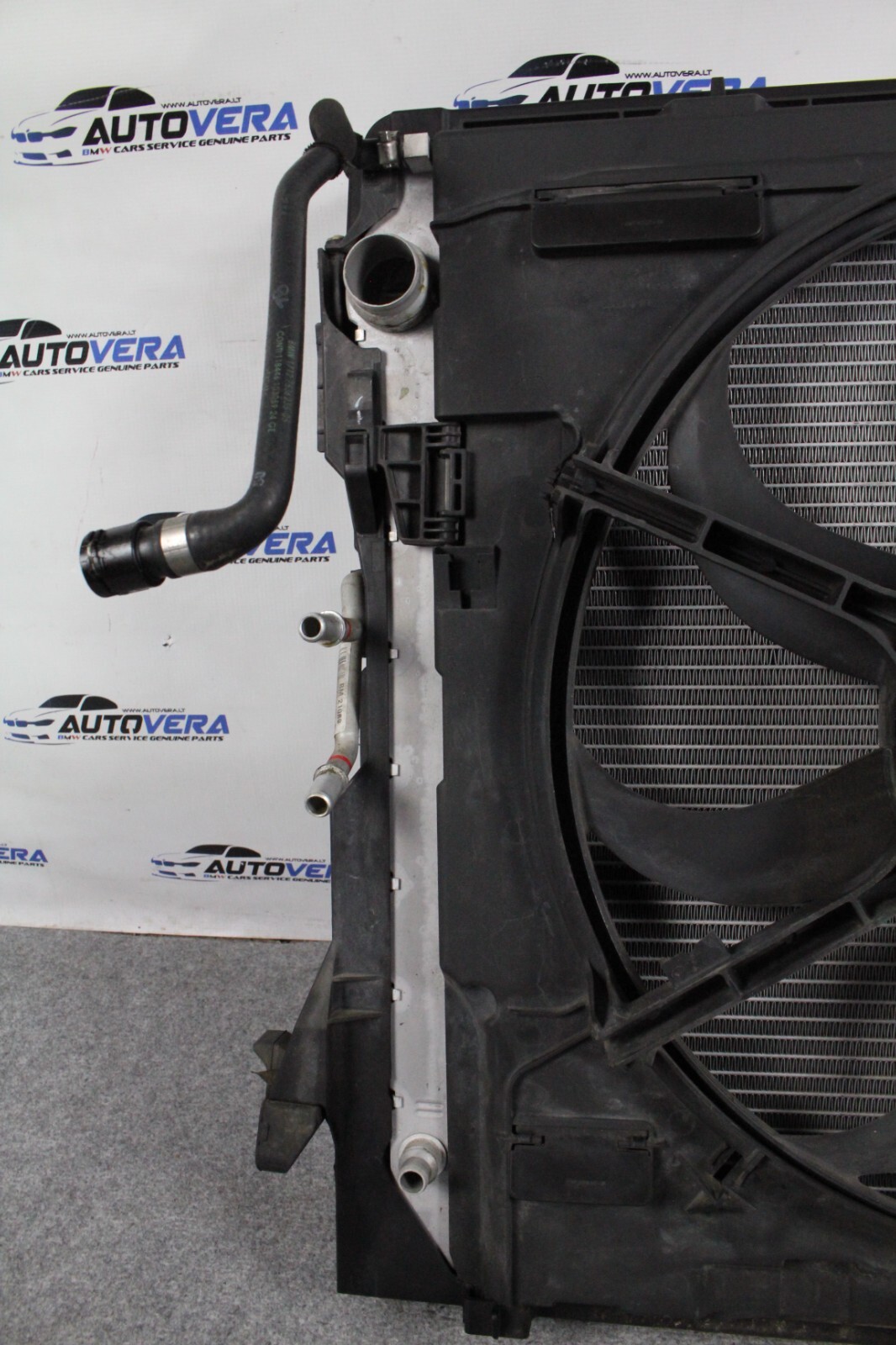 BMW E70 3.0si 4.8i RADIATORS SET PACK WITH FAN 600W 7585036 7555272 ...